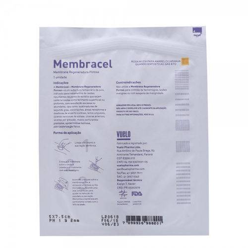 Curativo Membracel 7,5x10cm – Membrana Regeneradora (Unidade ...