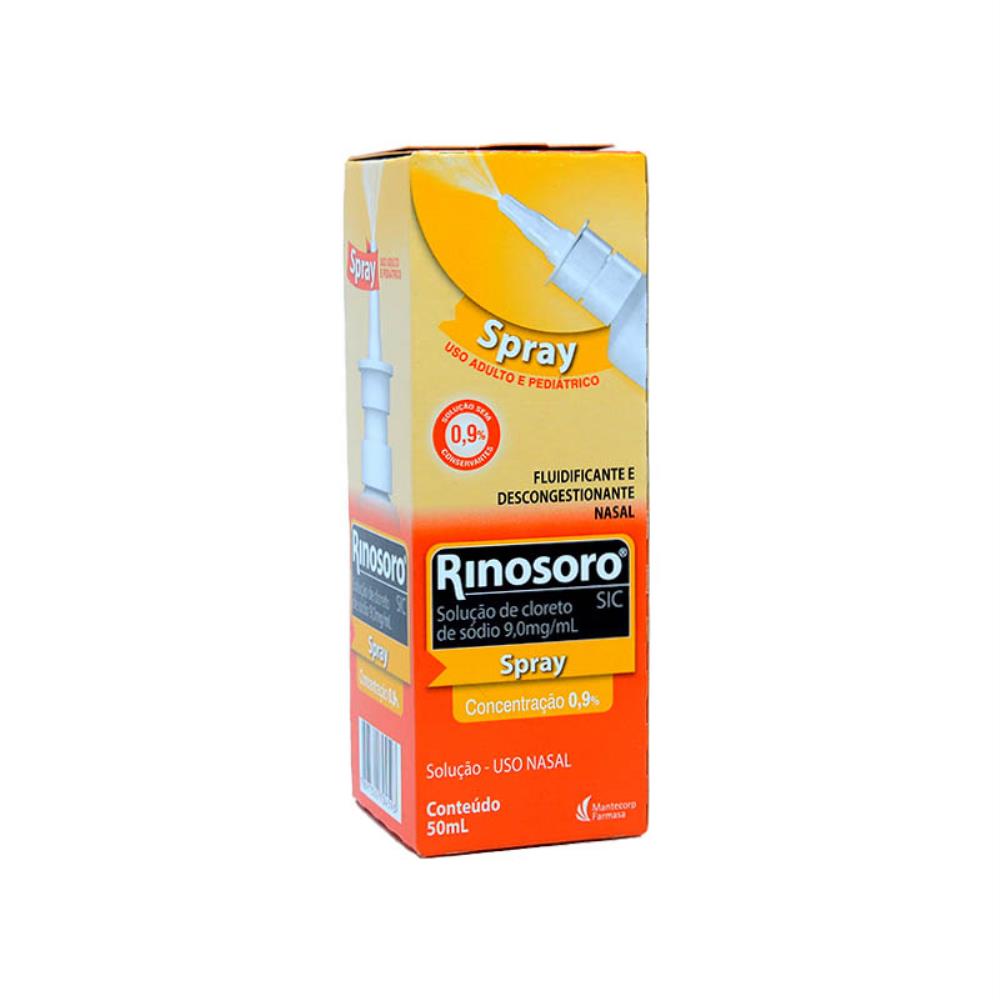 Rinosoro Spray 0,9% frasco c/ 50mL – Cirúrgica Marcelina