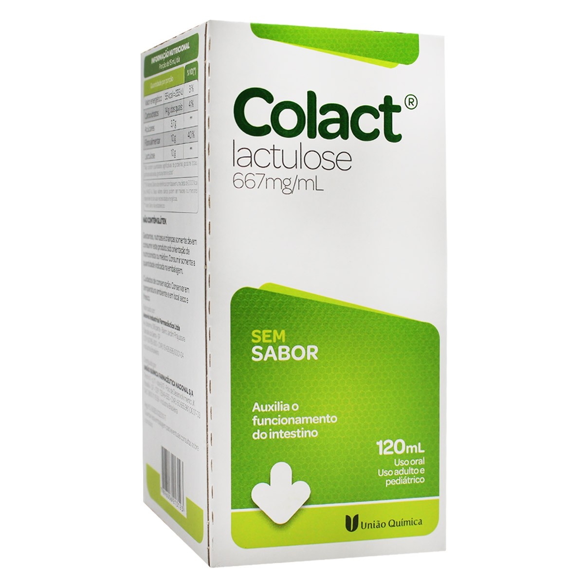 Colact 667 mg/mL Sem sabor frasco c/ 120mL – Cirúrgica Marcelina