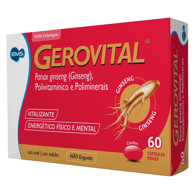 Gerovital c/ 60 cápsulas – Cirúrgica Marcelina