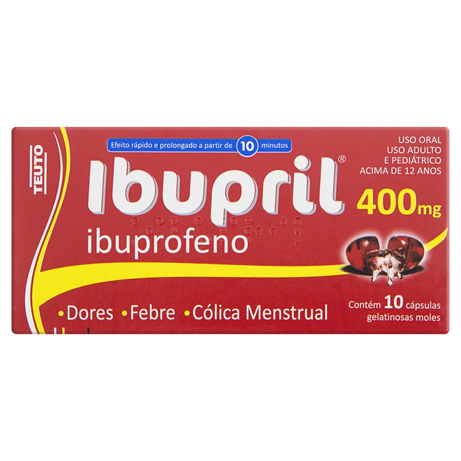Ibupril 400 mg c/ 10 cápsulas gelatinosas (gen. Ibuprofeno) – Cirúrgica ...