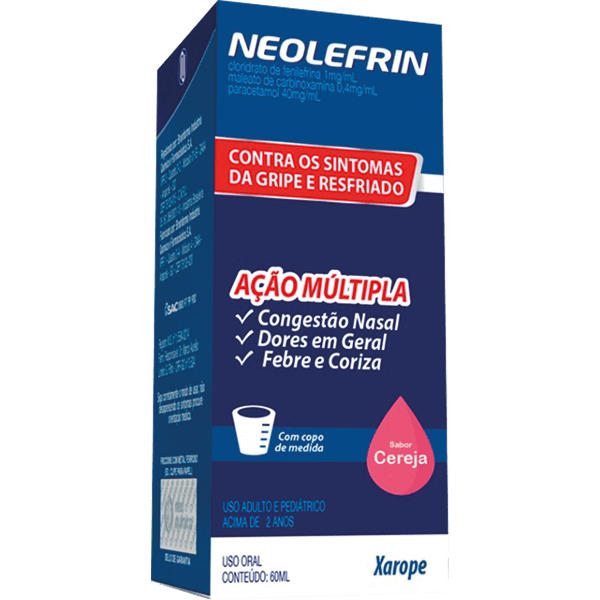 Neolefrin Xarope frasco c/ 60mL – Cirúrgica Marcelina